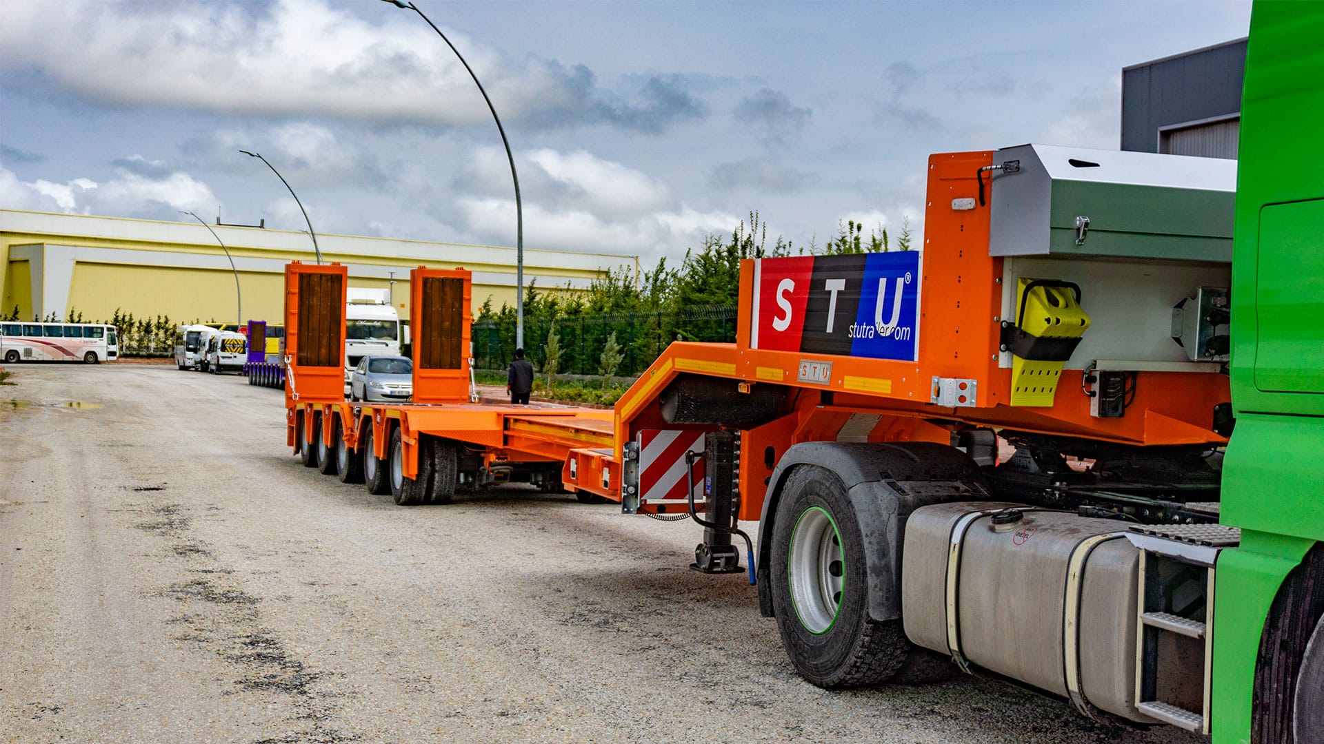 STU TRAILERS-Lowbed Producer-5 Axle Extendable Lowbed
